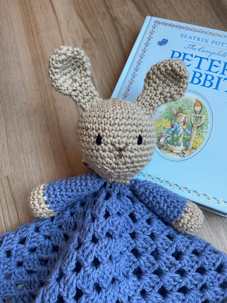 Crocheted Peter Rabbit Lovey - Etsy