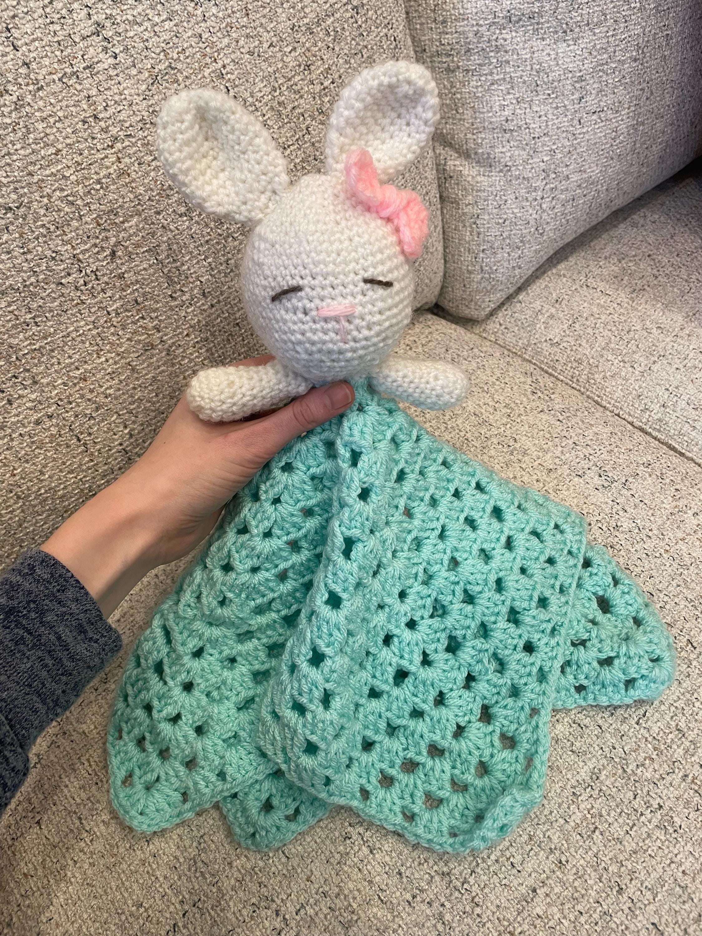 Crocheted Bunny Rabbit Lovey - Etsy