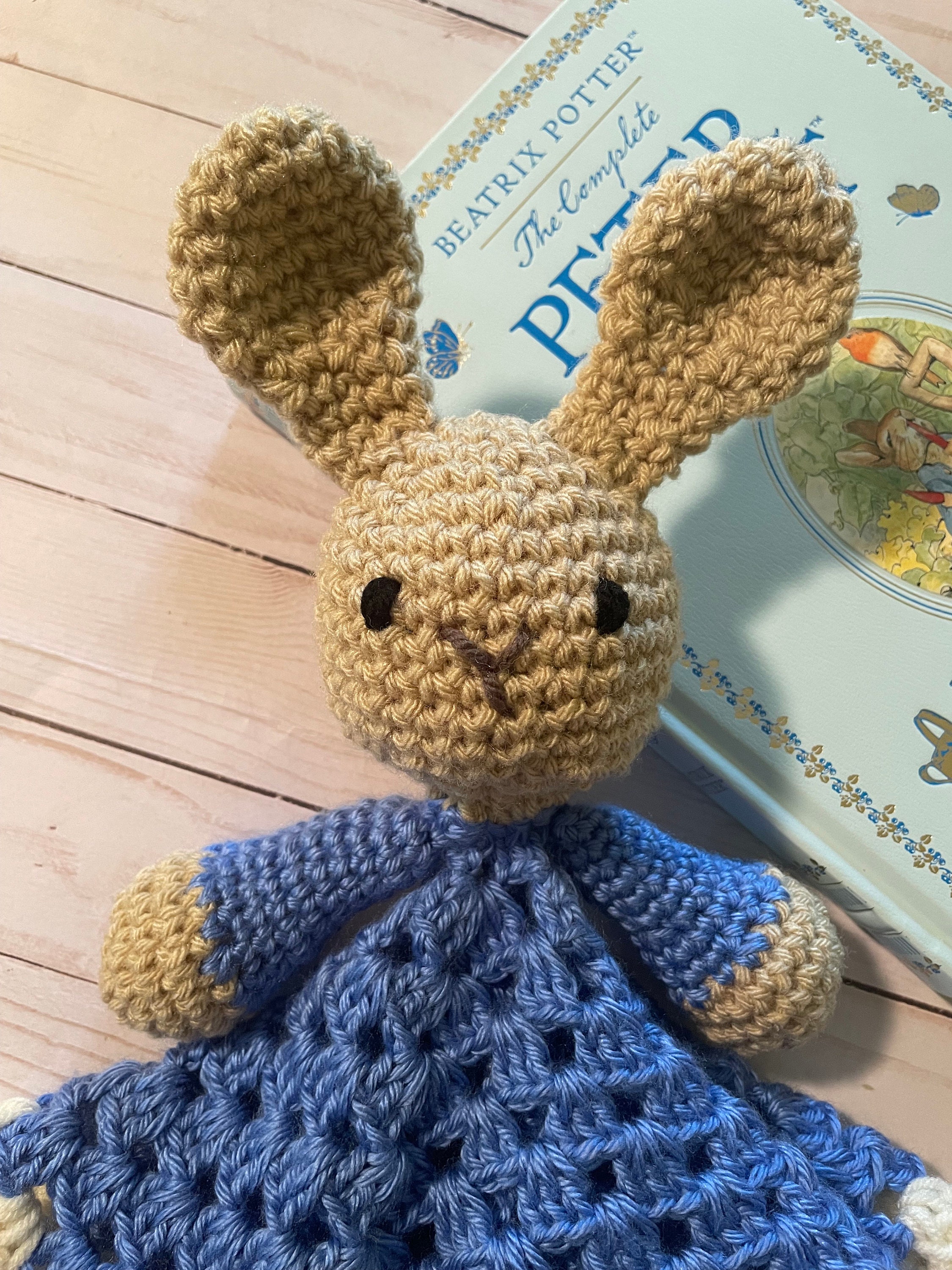 Crocheted Peter Rabbit Lovey - Etsy