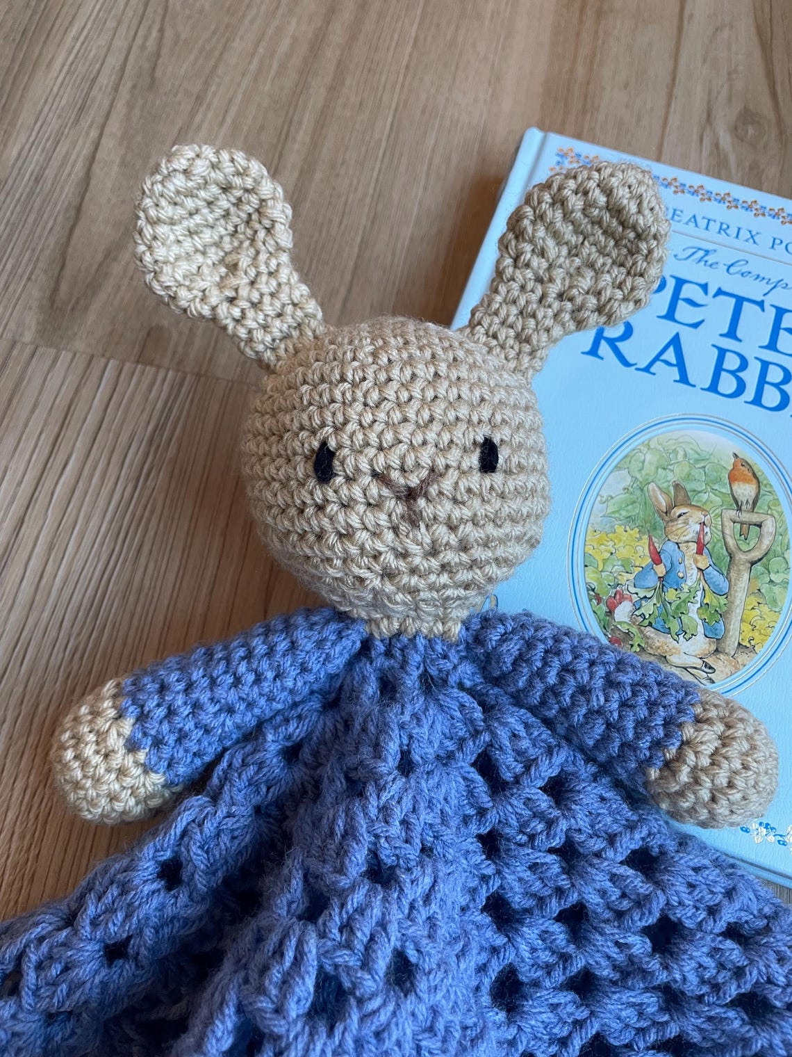 Crocheted Peter Rabbit Lovey - Etsy