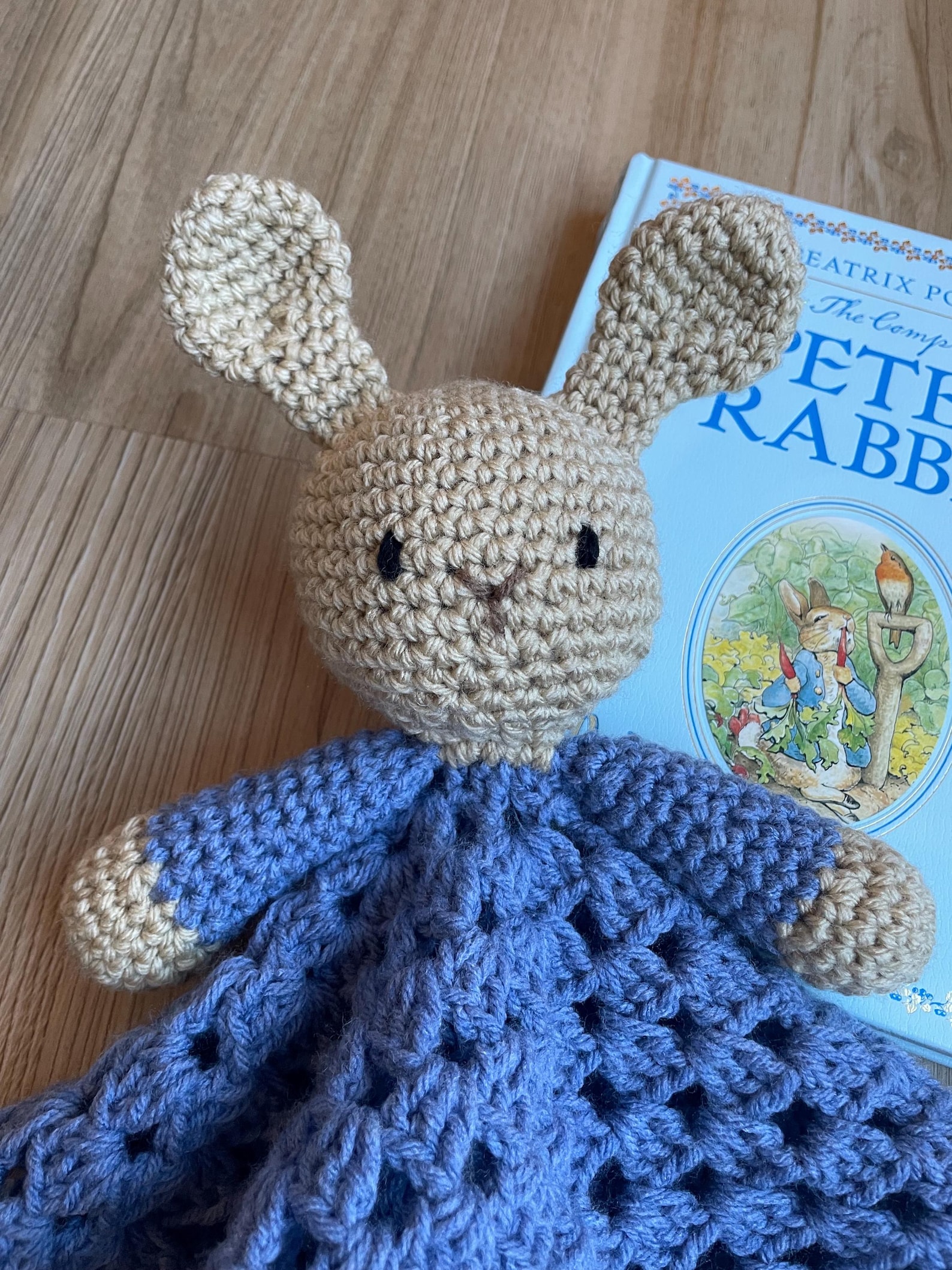 Crocheted Peter Rabbit Lovey - Etsy