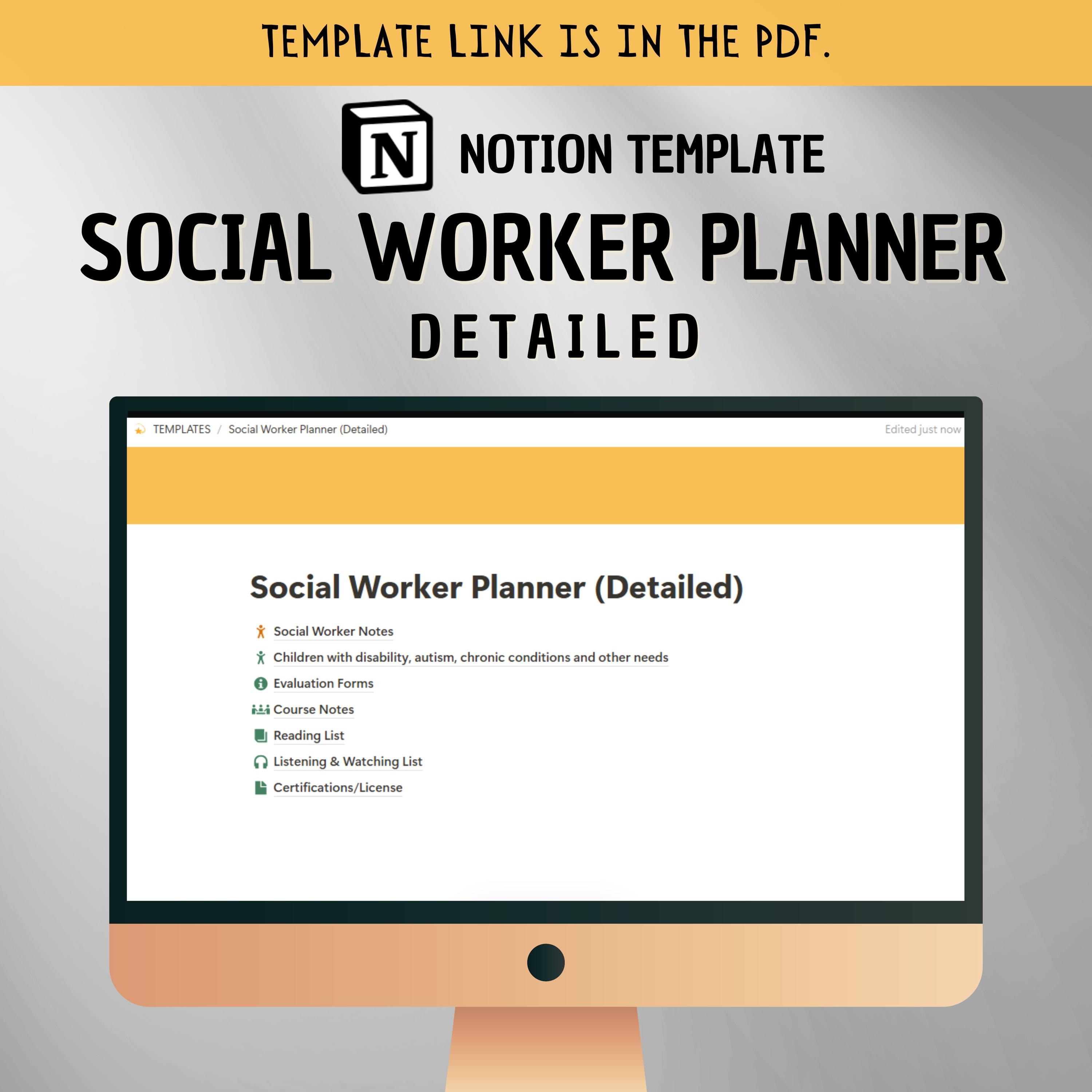Social Worker Planner (detailed), Social Work Case Management, Case ...