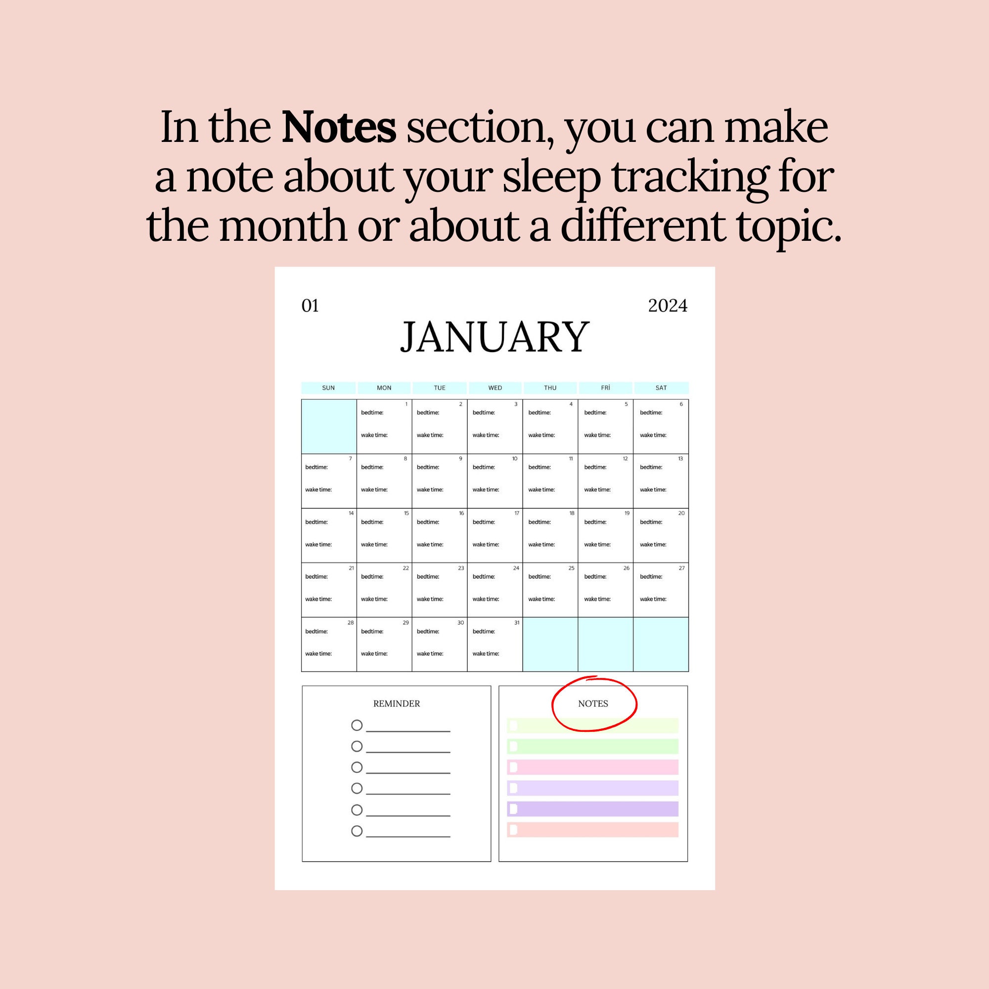 Canva Sleep Tracker Sleep Log 2024 Sleep Diary Sleep Self Help Sleep ...