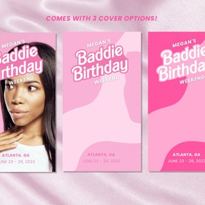 BADDIE | Baddie Birthday Weekend Travel Digital Itinerary Packet ...