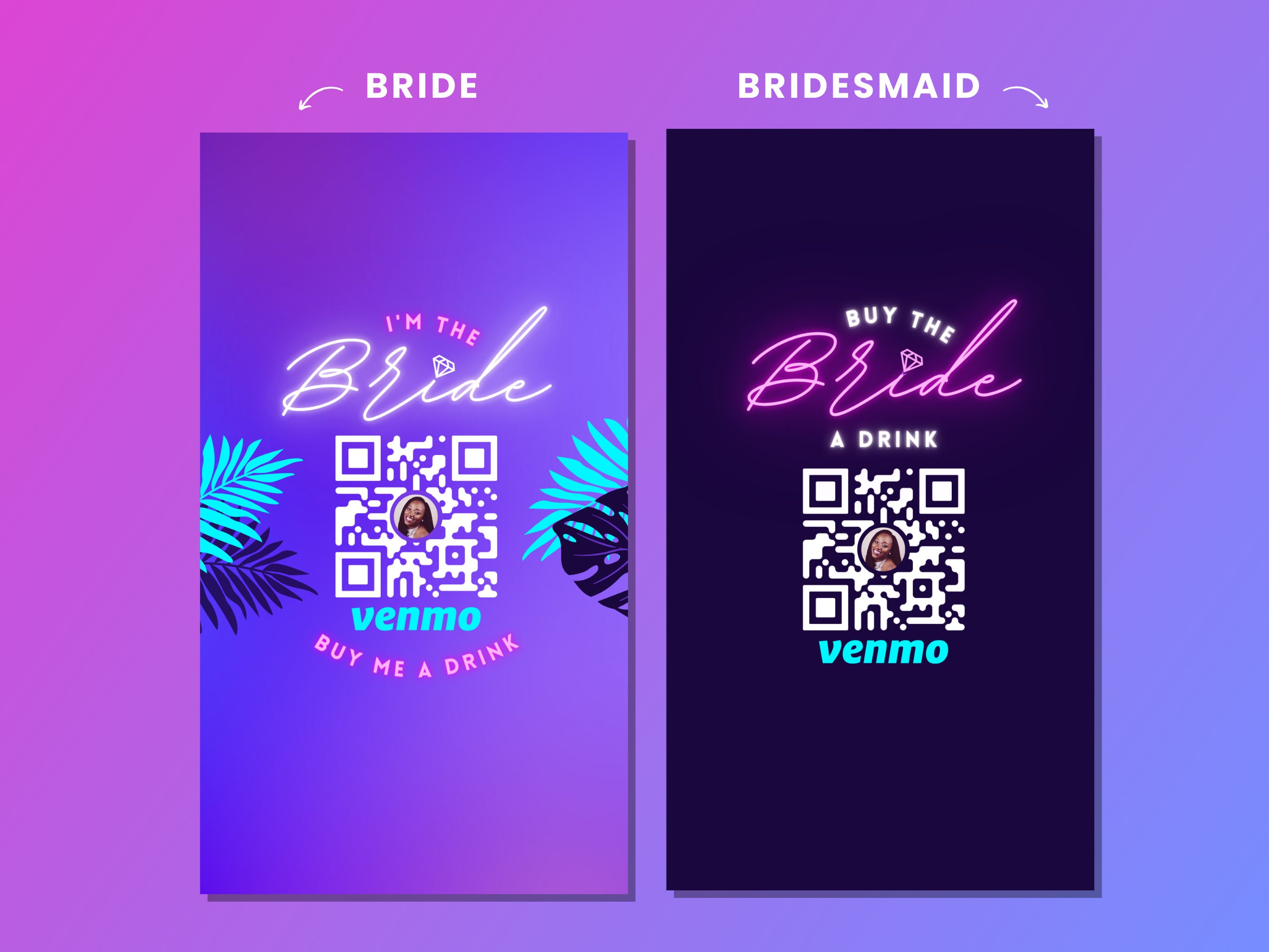 MIAMI | Made-to-order Digital Download QR Code for Mobile and Instagram ...