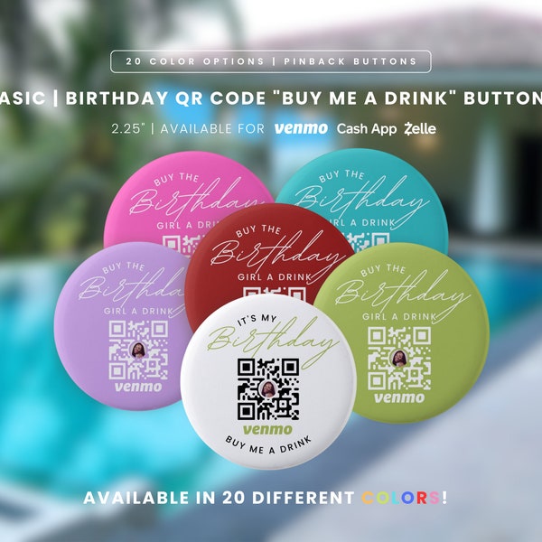 Birthday Qr Code Cashapp - Etsy