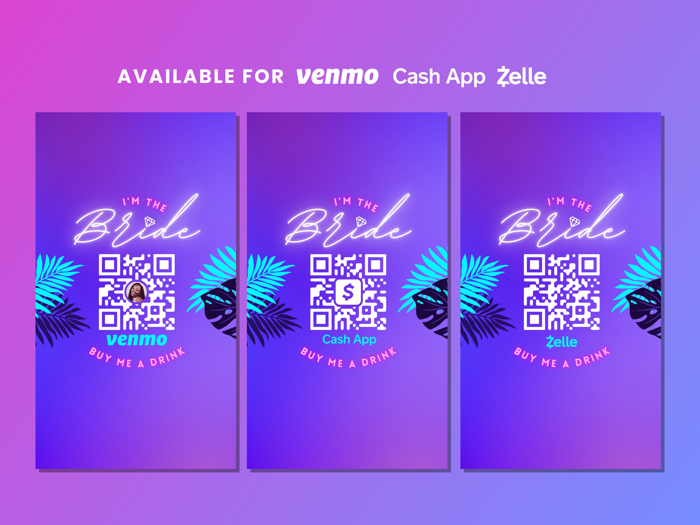 MIAMI Made-to-order Digital Download QR Code for Mobile and Instagram ...