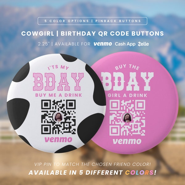 Birthday Venmo Qr Code - Etsy