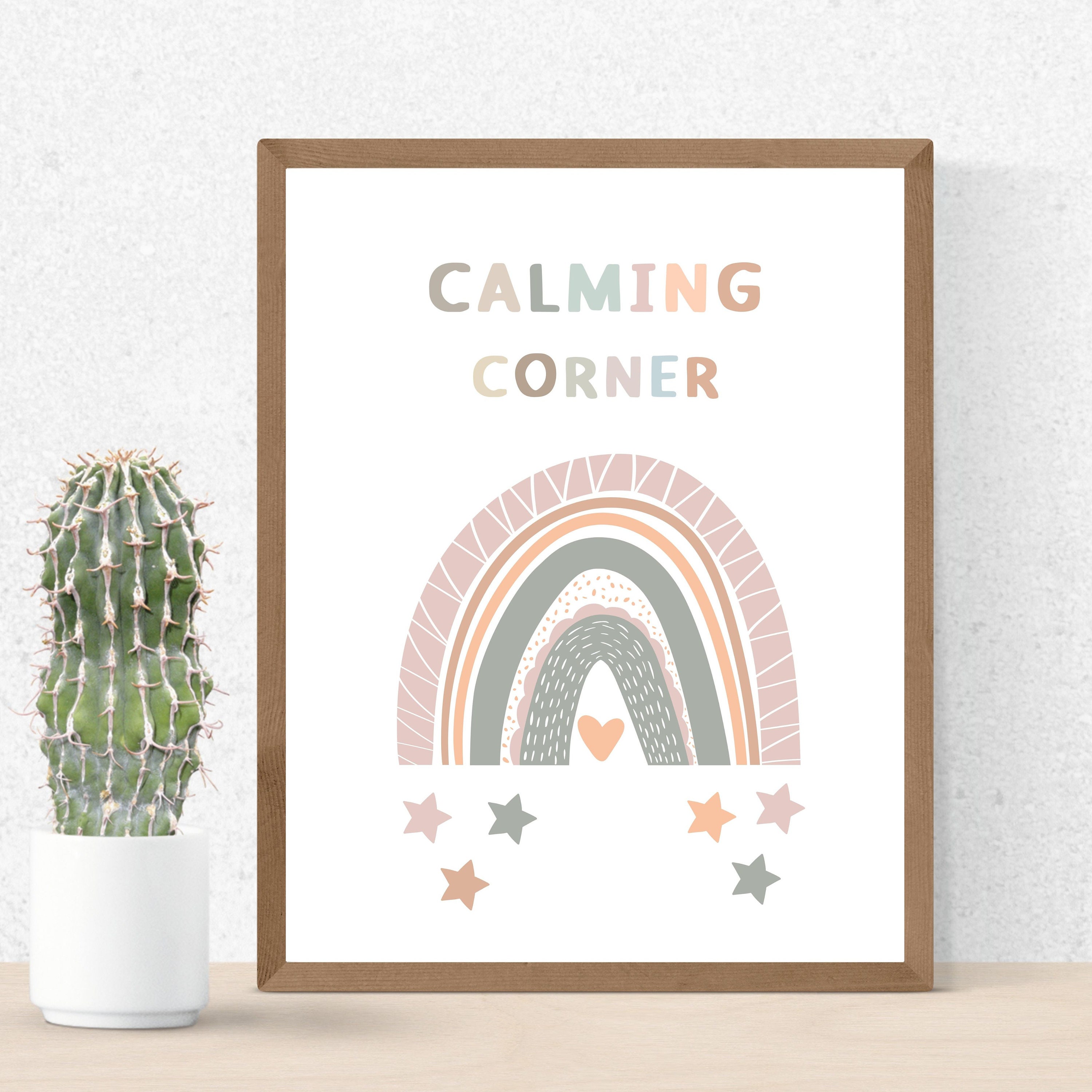 Printable Calming Corner Posters, Educational Posters,emotions Chart ...