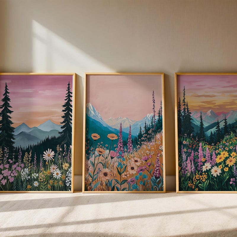 3 Piece Wall Art - Etsy