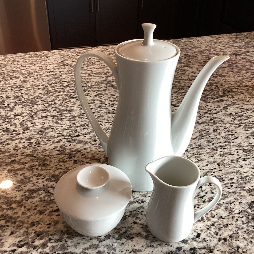 Antique Noritaki China Coffee/tea Pot and Cream and Sugar Set - Etsy