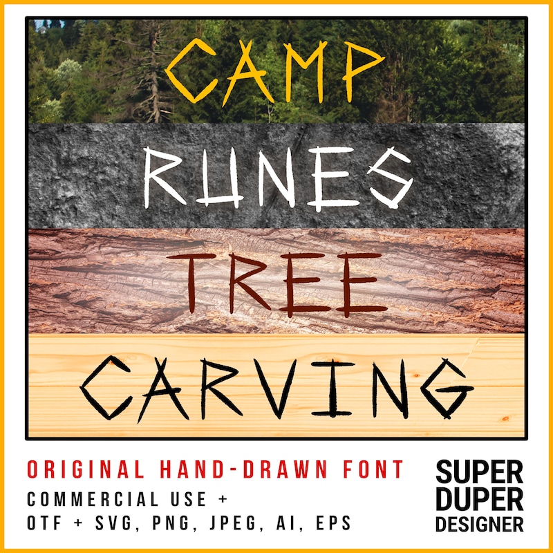 Outdoor Embroidery Font - Etsy