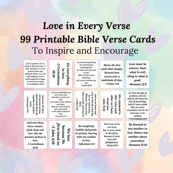 Bible Verse Cards - Etsy
