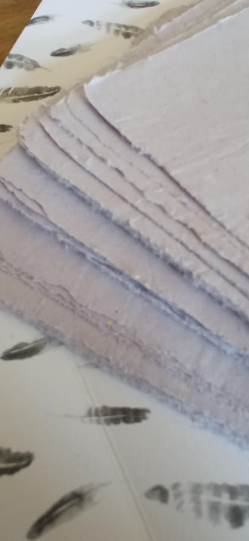 A6 Handmade Deckle Edge Paper in Lavender X 10, 20, 50 Sheets - Etsy