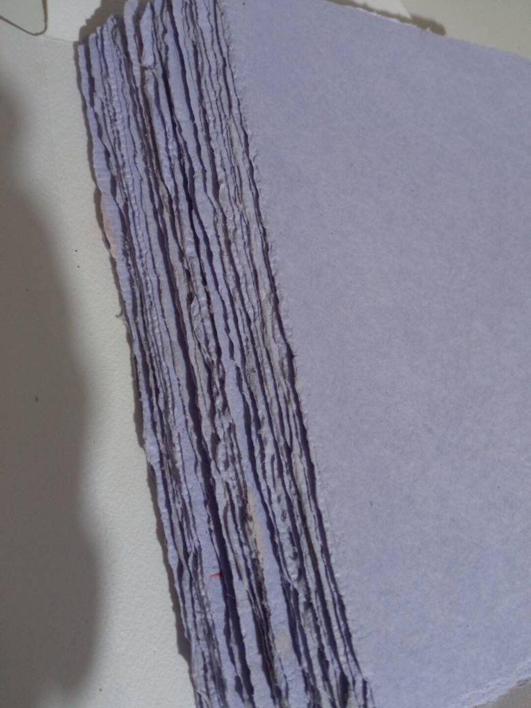 A6 Handmade Deckle Edge Paper in Lavender X 10, 20, 50 Sheets - Etsy