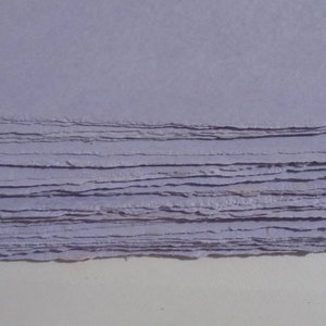 A6 Handmade Deckle Edge Paper in Lavender X 10, 20, 50 Sheets - Etsy