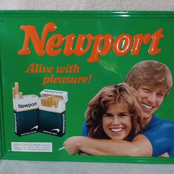 Newport Cigarettes Sign - Etsy