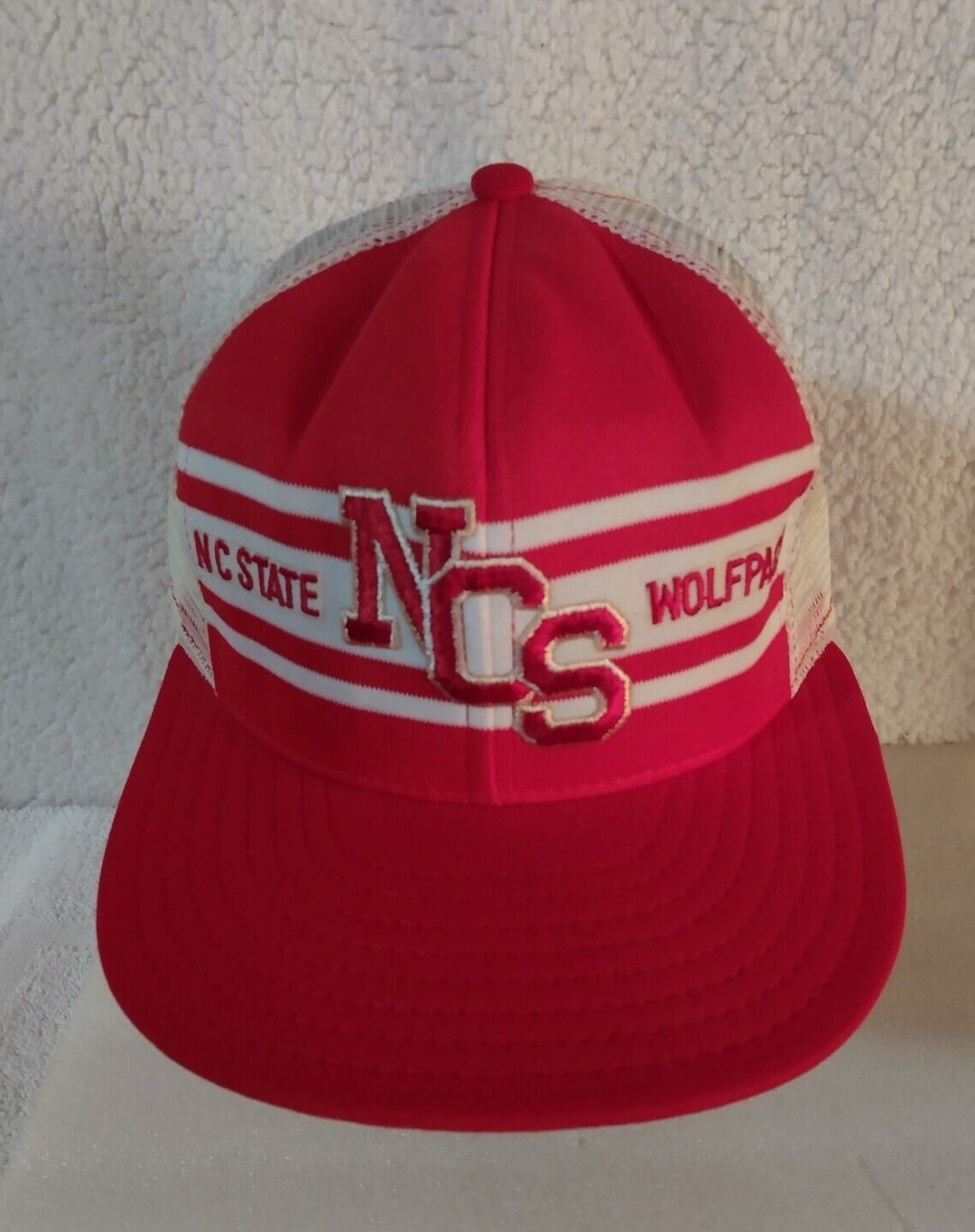 Vintage NC State NCS Wolfpack Snap Back Hat Cap AJD Superstripe Rare - Etsy