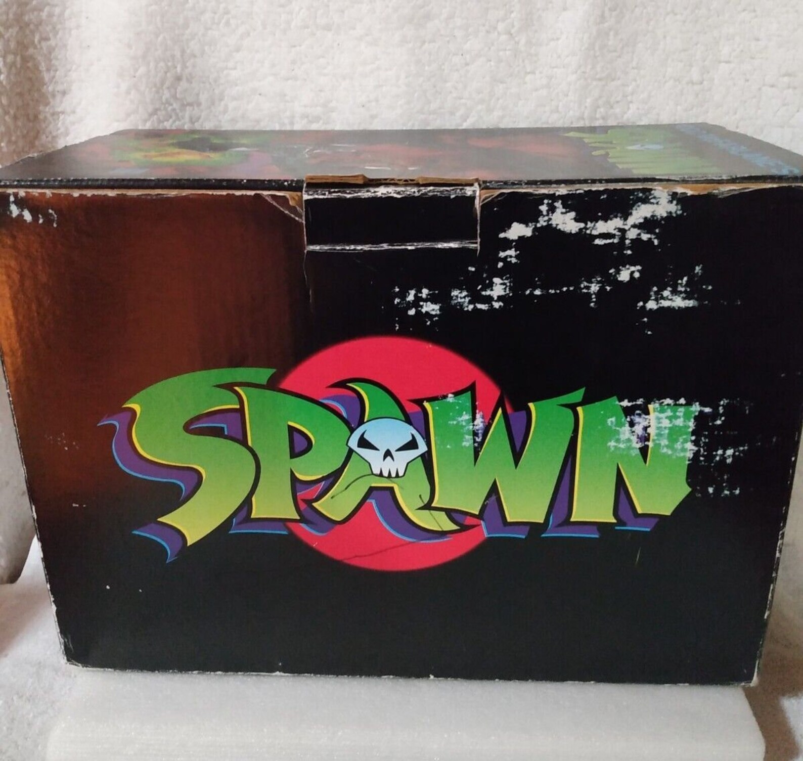 Vintage Todd Mcfarlane's Spawn Collectors Box 1992 Used Empty Comic ...