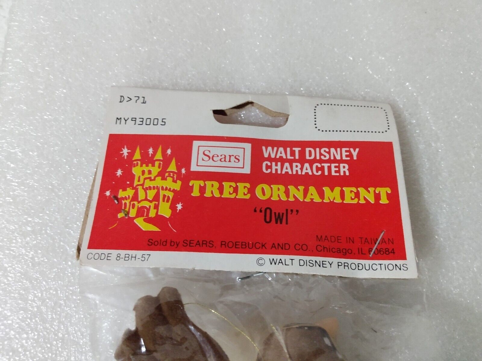 Vintage Sears Walt Disney Character Flocked Christmas Tree - Etsy