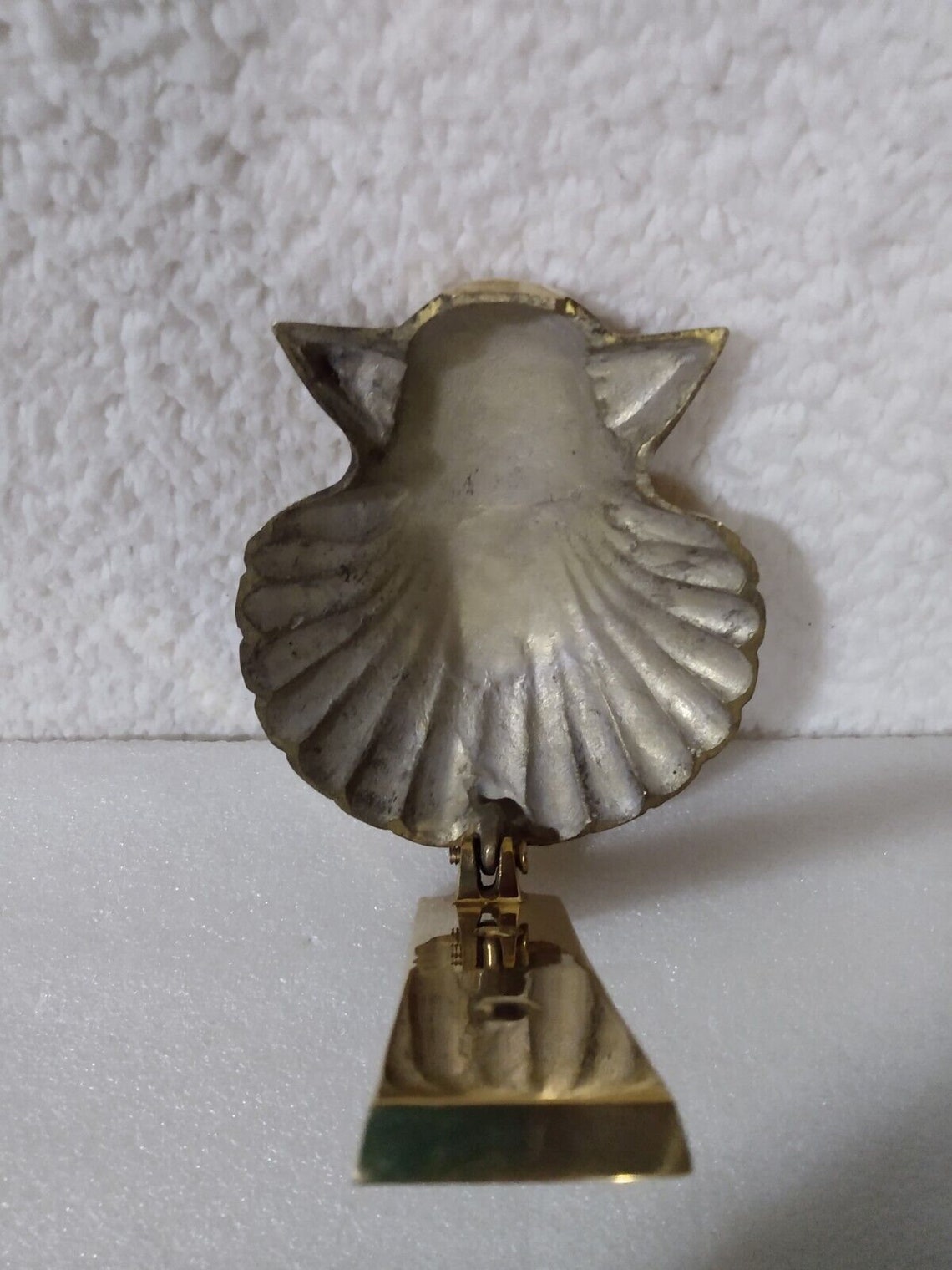 Vintage Brass Clamshell Scallop Door Knocker - Etsy