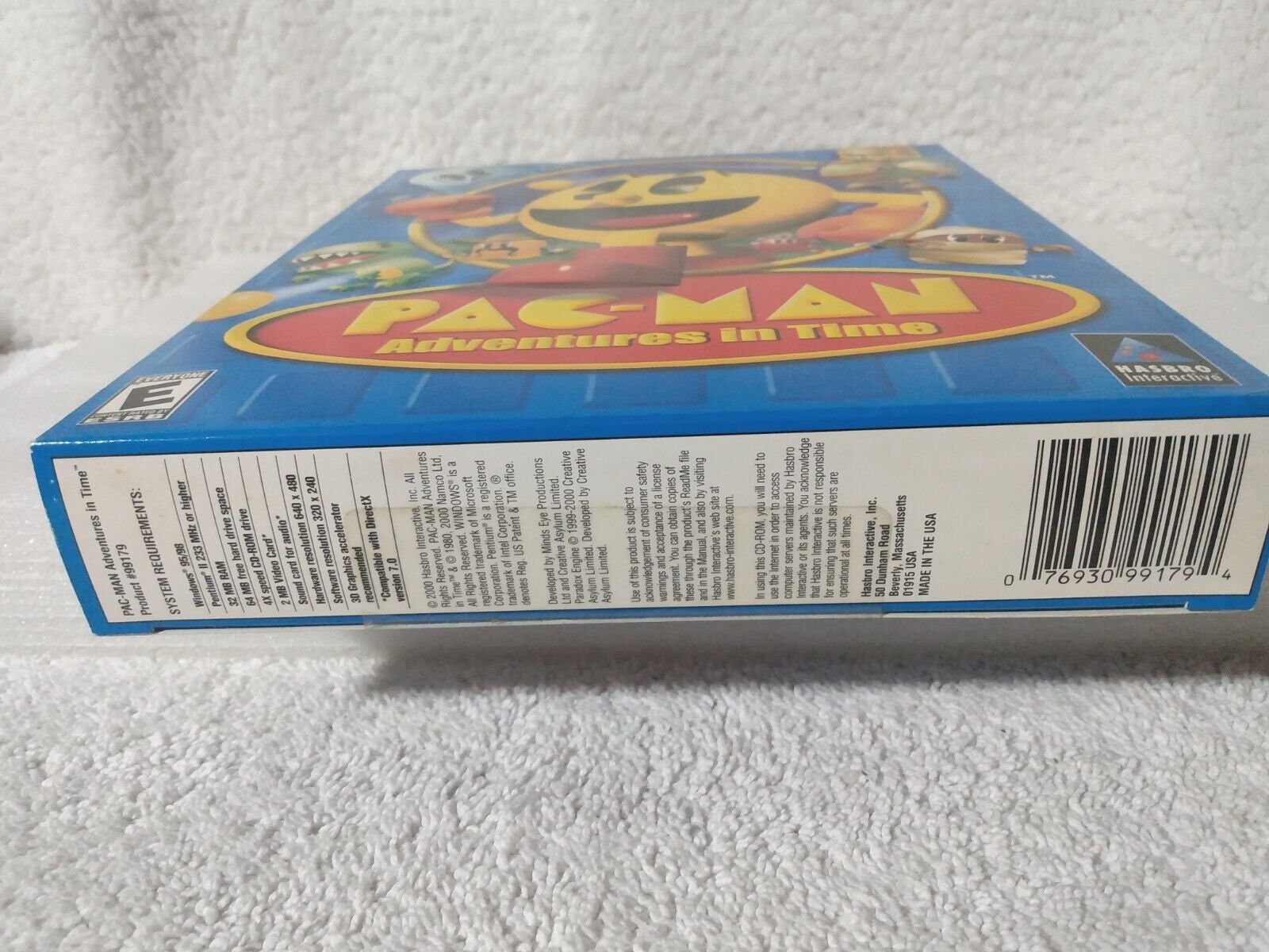 Pac-man: Adventures in Time (PC, 2000) Big Box PC Video Game Hasbro New ...