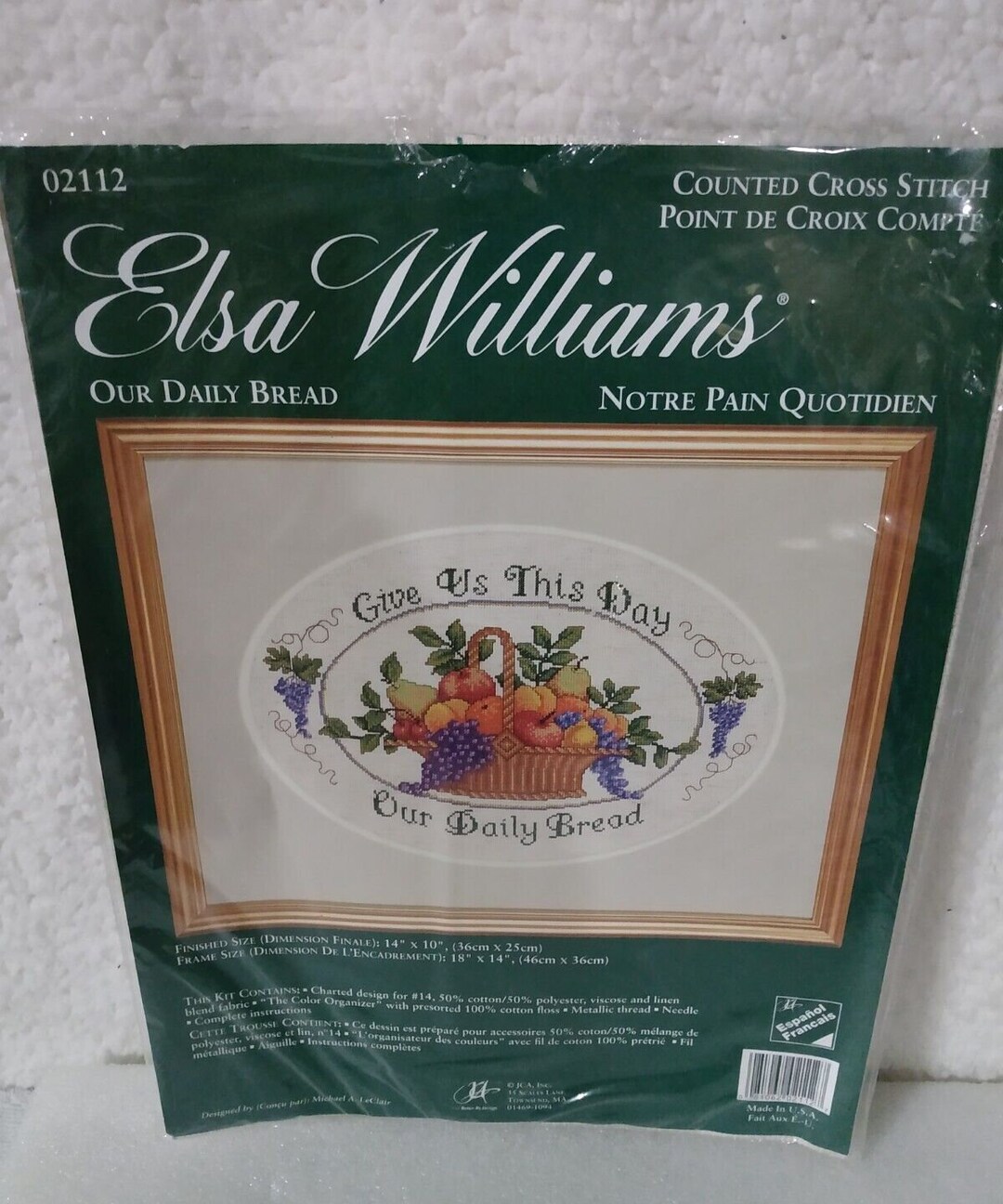 JCA Elsa Williams Our Daily Bread Counted Cross Stitch Kit #02112 - Etsy