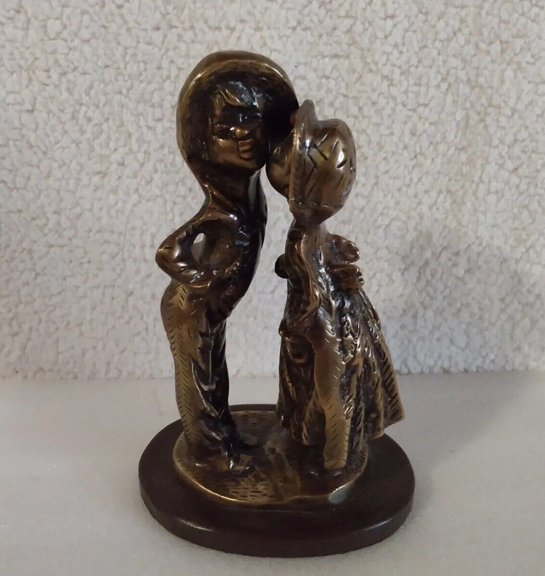Tom Sawyer & Becky Thatcher Figurine Cast Metal Sculpture Girl - Etsy