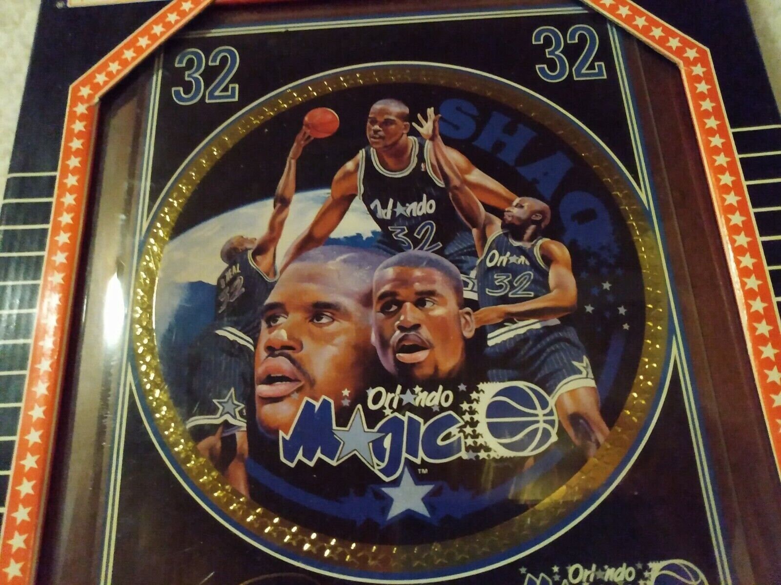 Shaquille O'neal NBA Superstar Collectors Plaque 1993 Magic With COA - Etsy