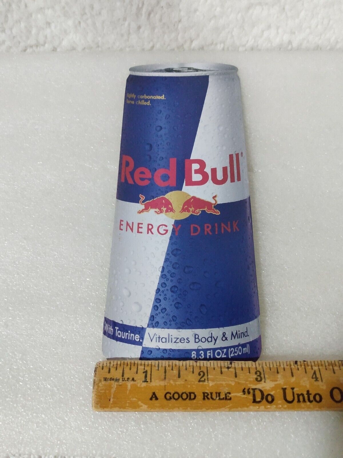 Red Bull Energy Drink Original Can Sticker Catalina Advertising Promo 8 ...