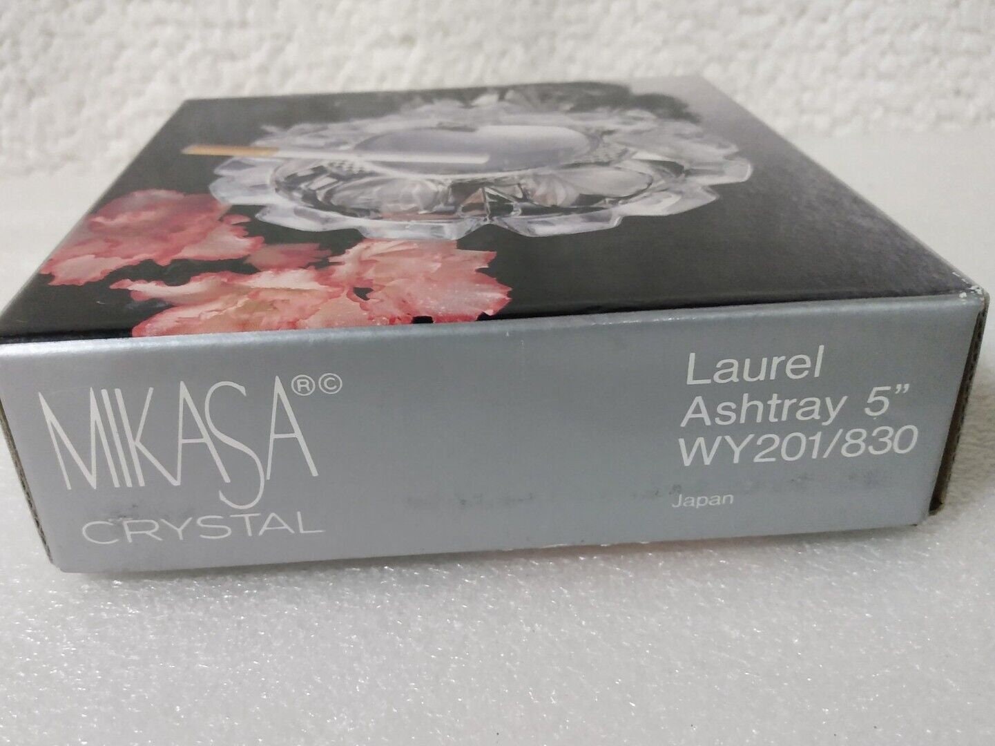Mikasa Crystal Laurel Ashtray 5 Japan Vintage New - Etsy