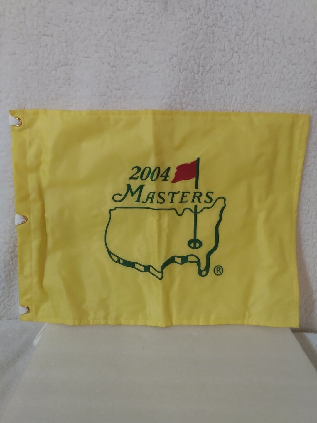 2004 Masters Pin Flag Augusta National Golf Club Phil Mickelson 1st ...