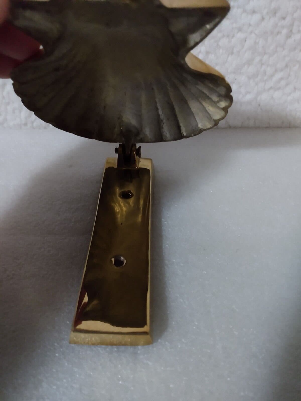 Vintage Brass Clamshell Scallop Door Knocker - Etsy