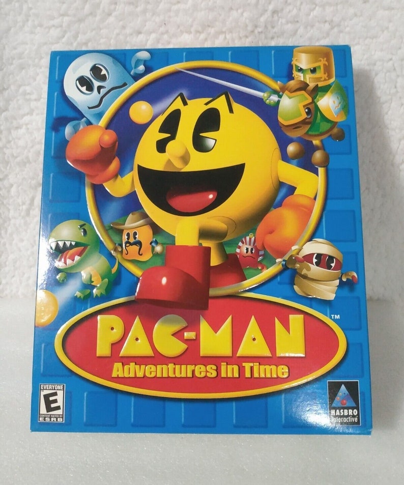 Pac-man: Adventures in Time (PC, 2000) Big Box PC Video Game Hasbro New ...