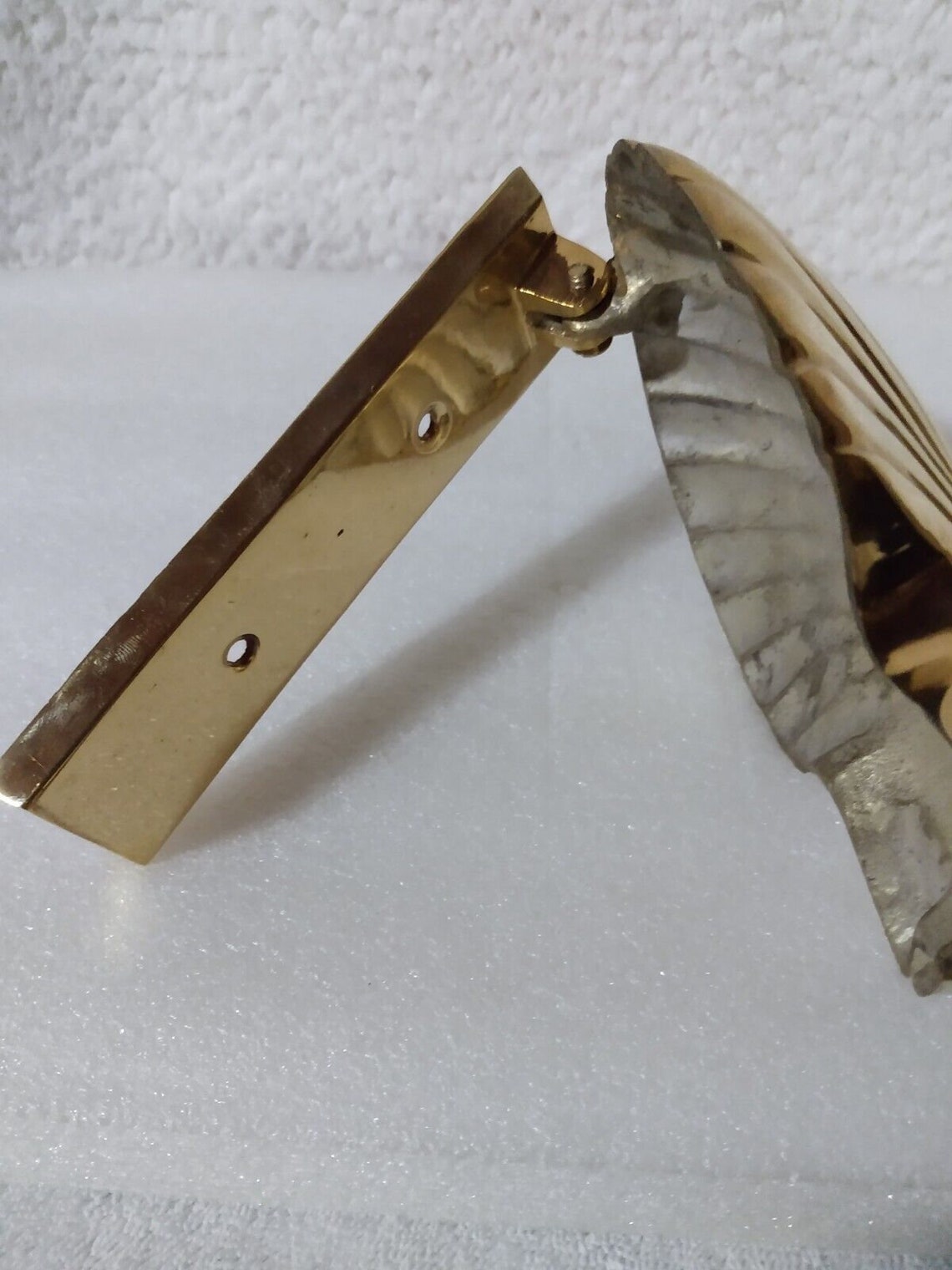 Vintage Brass Clamshell Scallop Door Knocker - Etsy