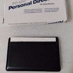 The Worlds Smallest Pocket Computer PD-100 Personal Directory by ...