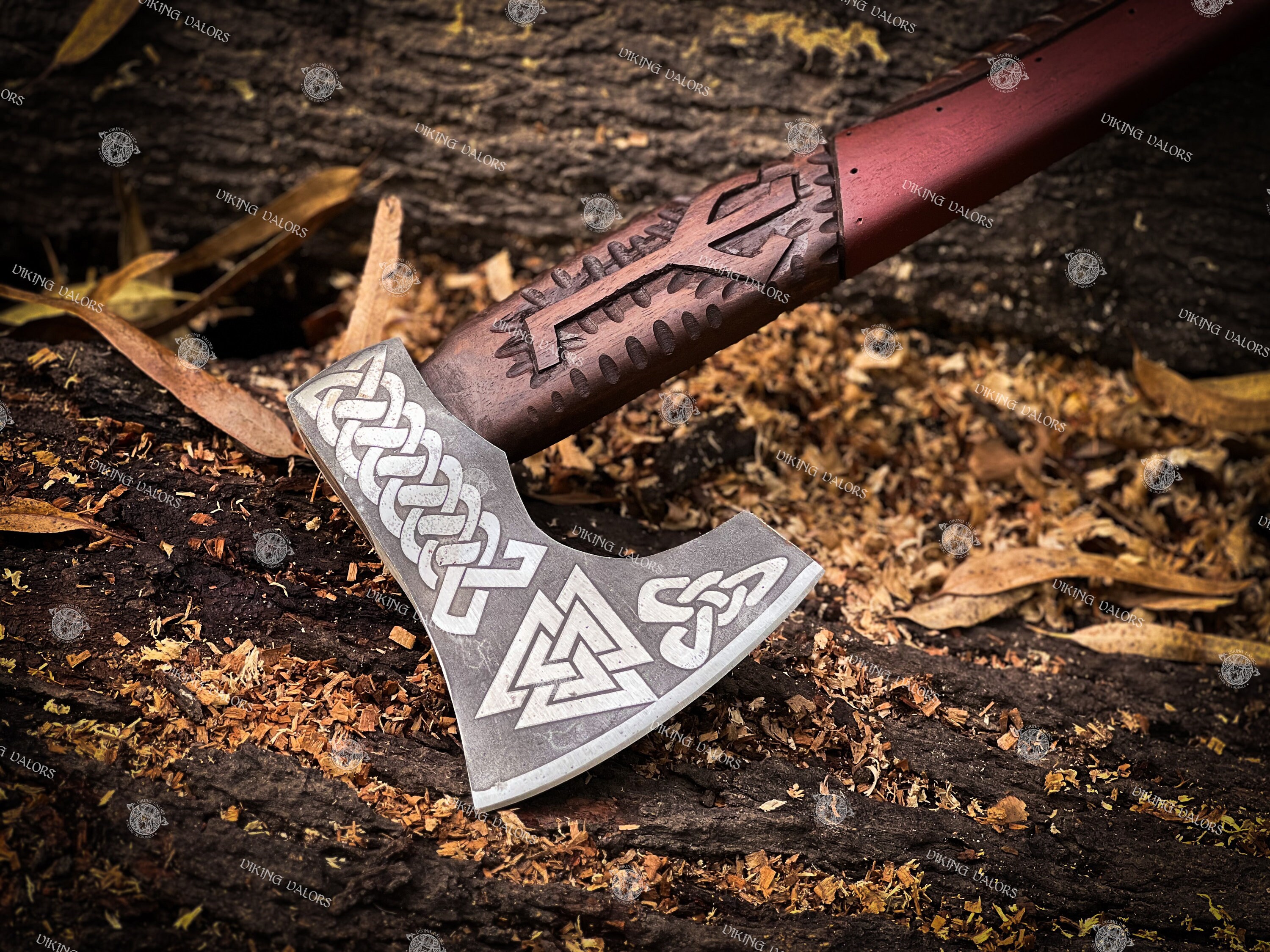 Custom Viking Axe, Ragnar Axe, Viking Axe With Etching, Bearded Camping Axe, Outdoor Axe ...