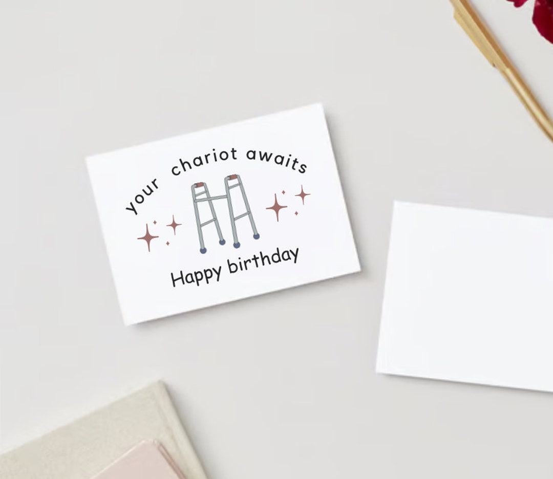 Funny Getting Older Birthday Card - Etsy