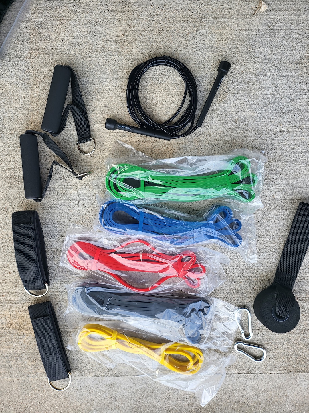 5 Packs Pull up Assist Bands, Pull up Straps, Resistance Bands With ...