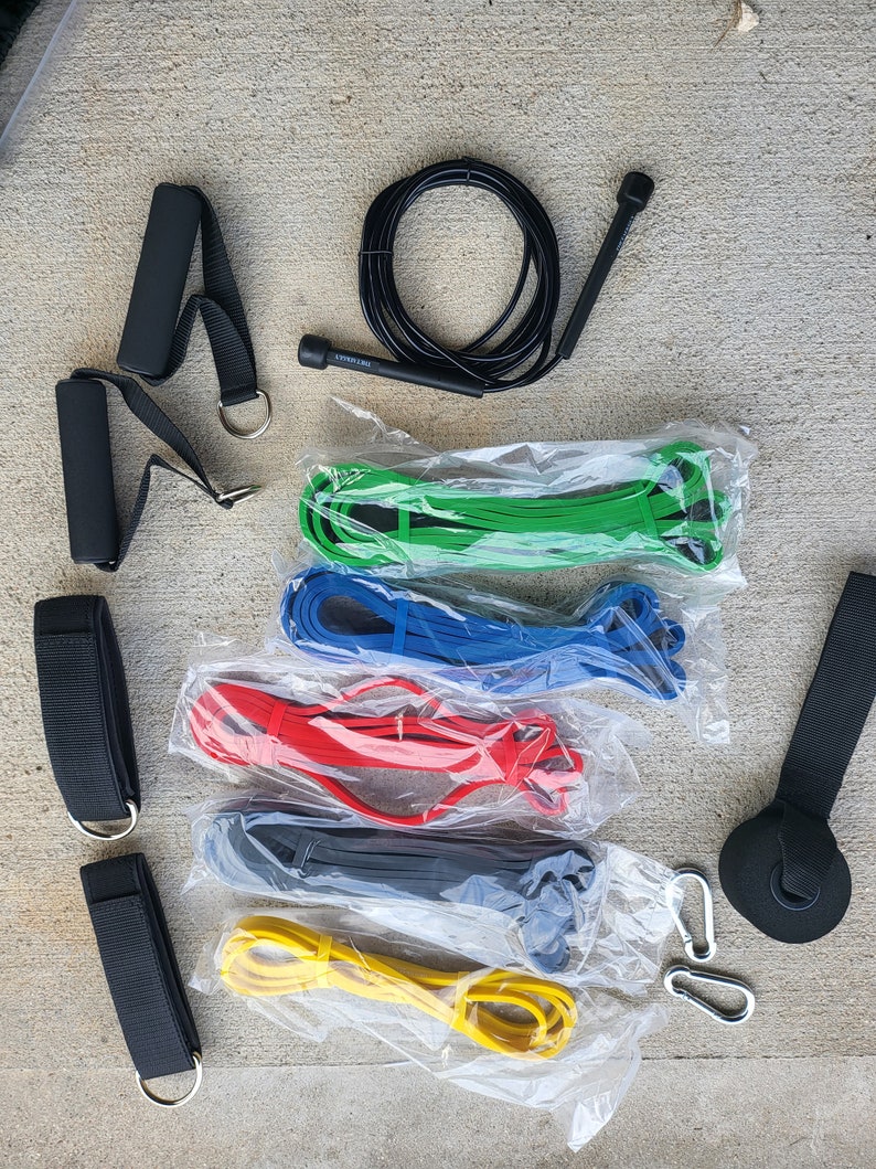 5 Packs Pull up Assist Bands, Pull up Straps, Resistance Bands With ...