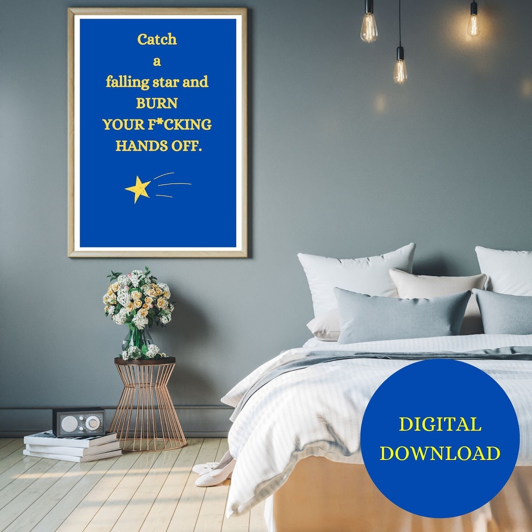 Catch a Falling Star Wall Art - Etsy