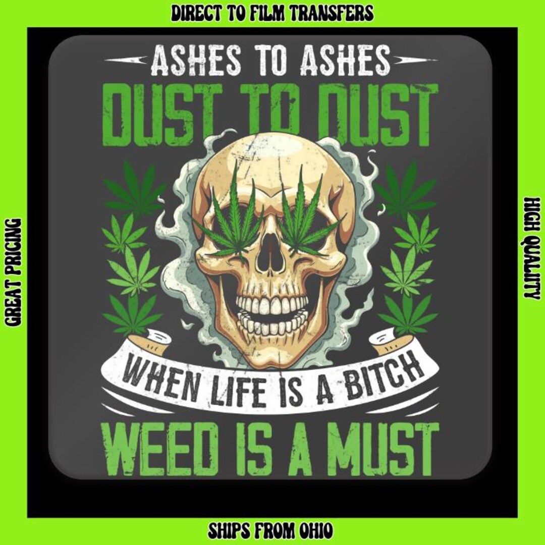 Skeleton Weed Dust to Dust Direct to Film Transfers/iron on Transfers ...