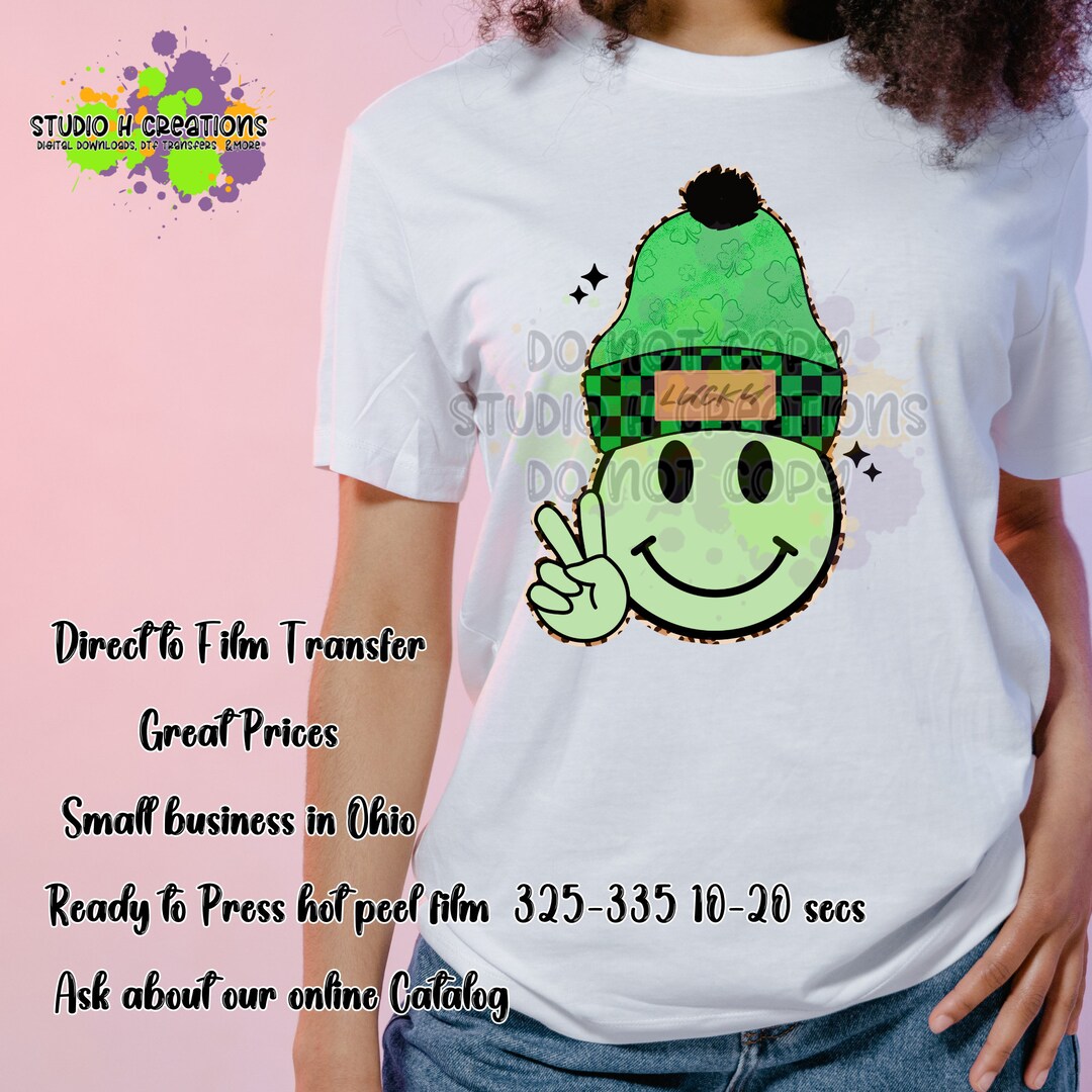 Lucky Smiley Face St. Patrick's Day Direct to Film / Ready to Press ...