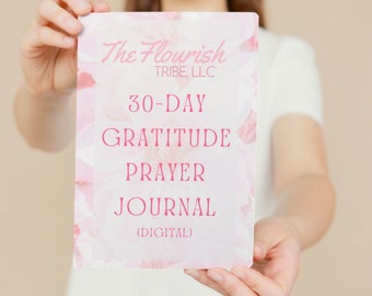 30 DAY GRATITUDE Challenge Journal. English Gratitude Planner. - Etsy