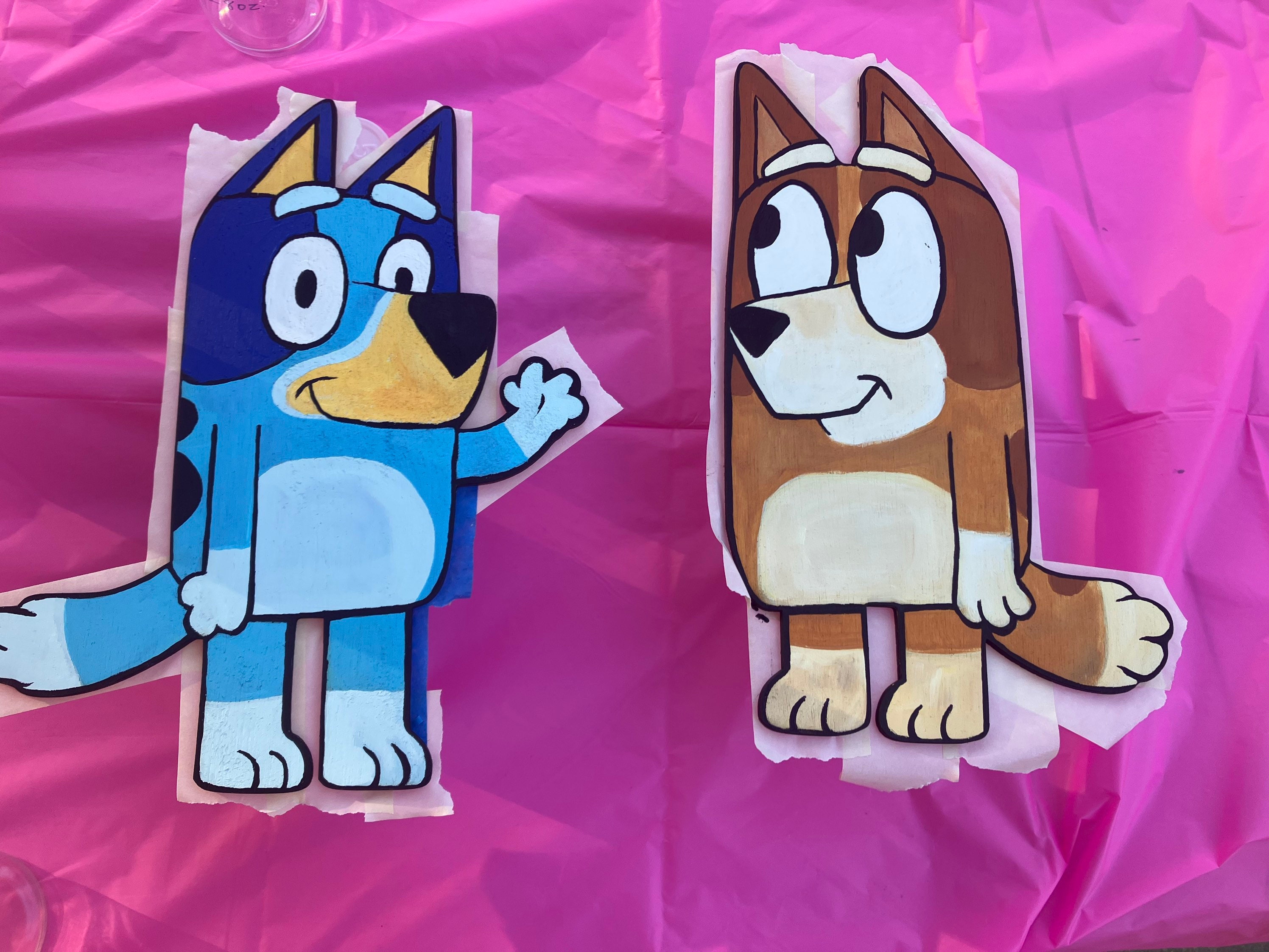 Customized Bluey and Bingo Set - Etsy