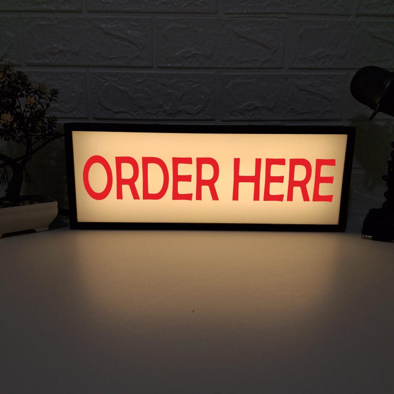 Order Here Sign - Etsy