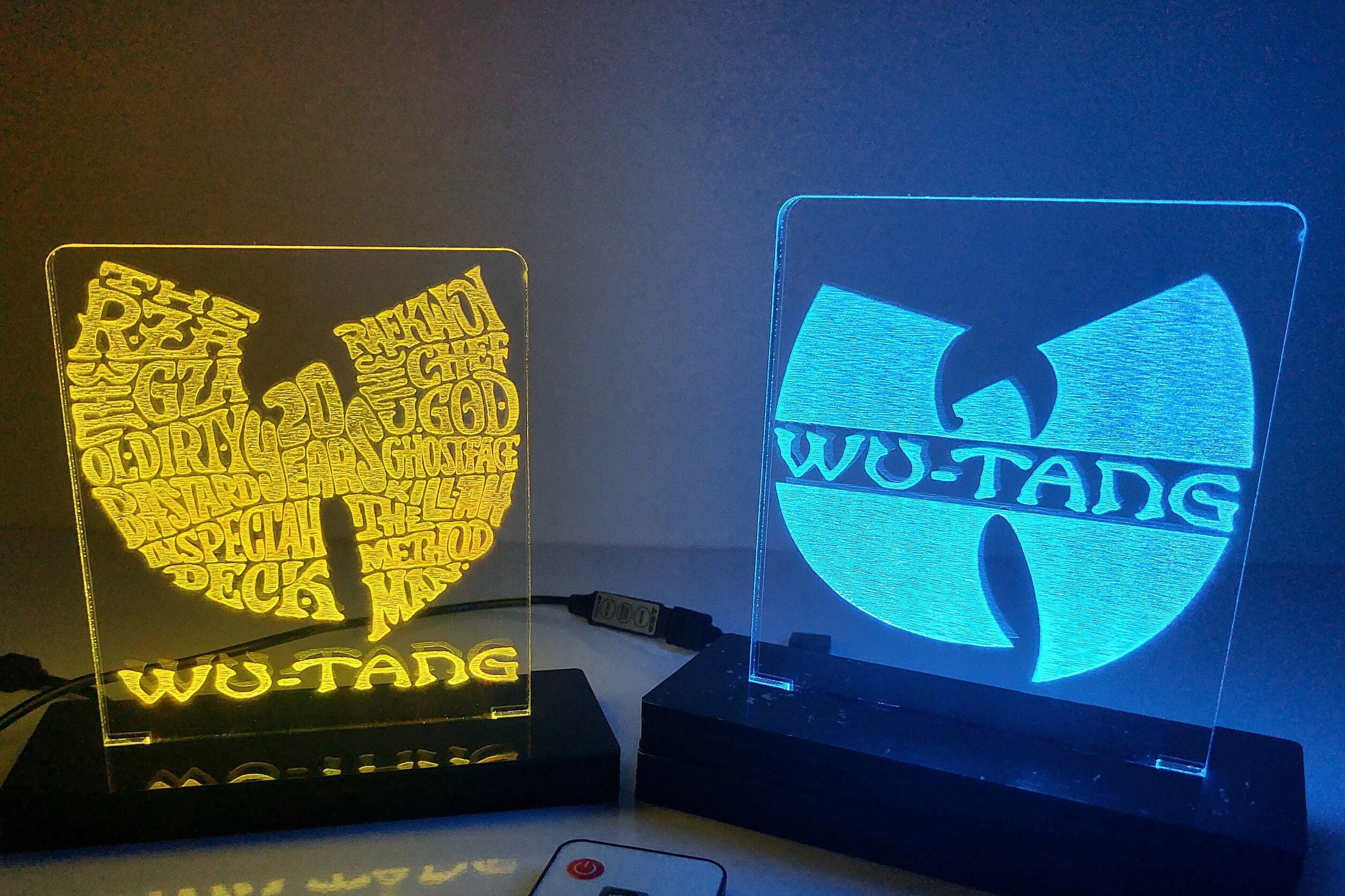 Personalized Wu Tang Clan Lighted Decor, Wu Tang Lamp Decor, Hiphop ...