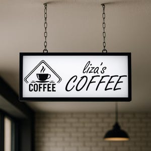 Custom Lightbox Sign – Personalized LED Store Sign With Your Logo ...