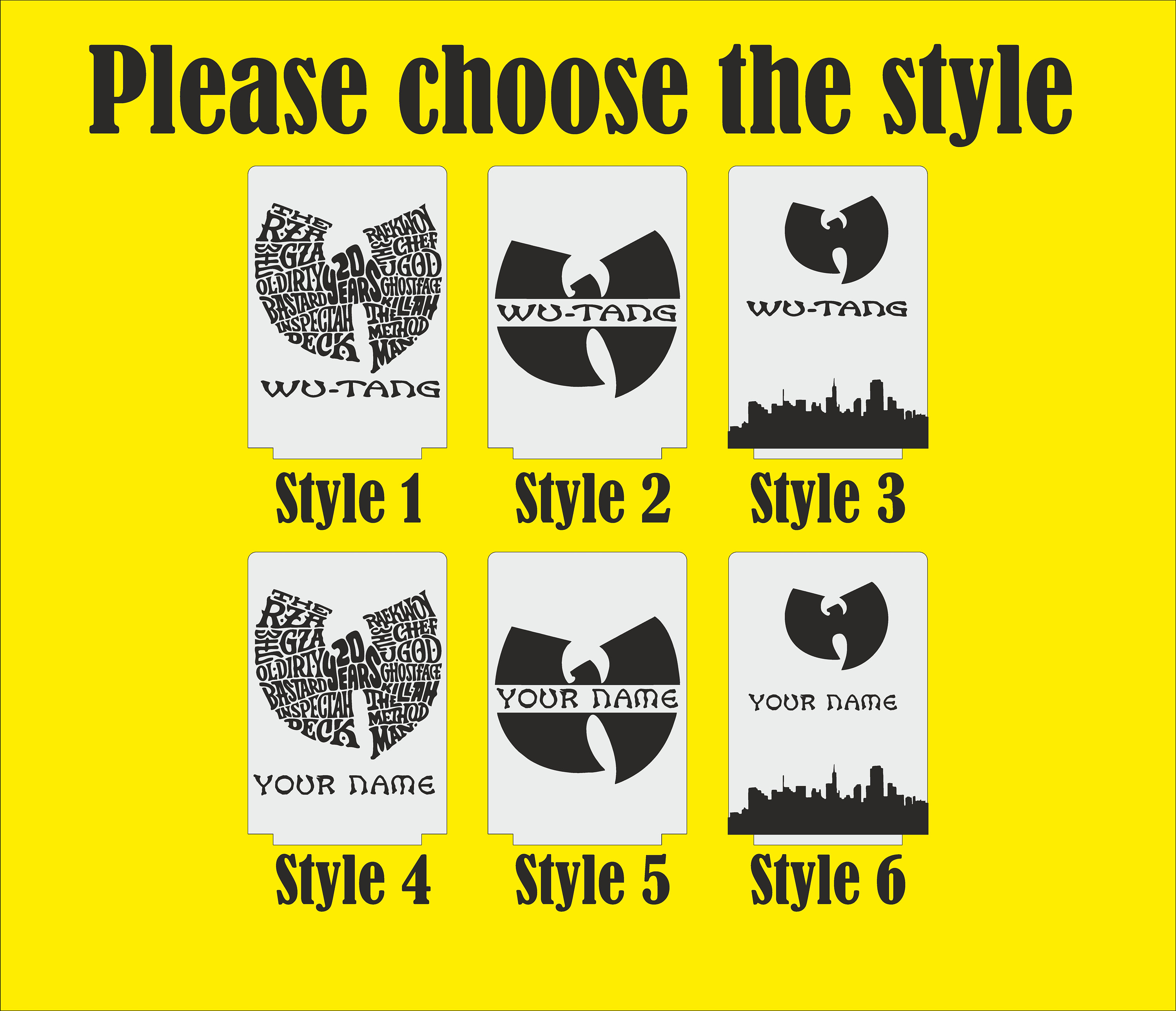 Personalized Wu Tang Clan Lighted Decor, Wu Tang Lamp Decor, Hiphop ...