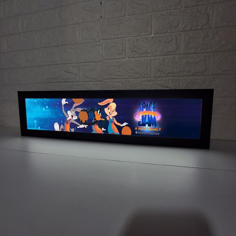 Movie Poster 27x40 Light Box – Matte Black LED Lighted Film Poster ...